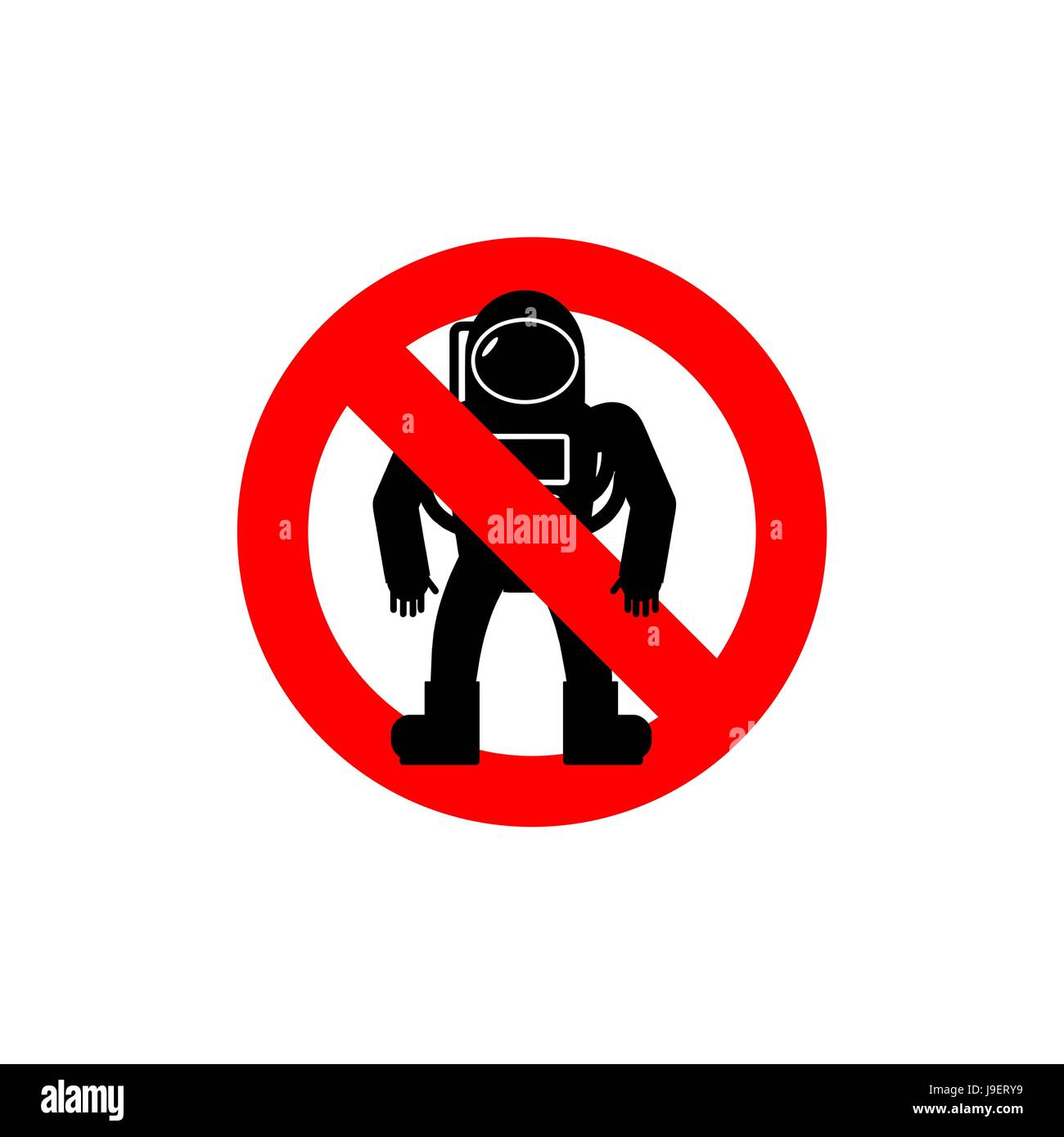Stop astronauts. It is forbidden to be Cosmonaut. Frozen human ...