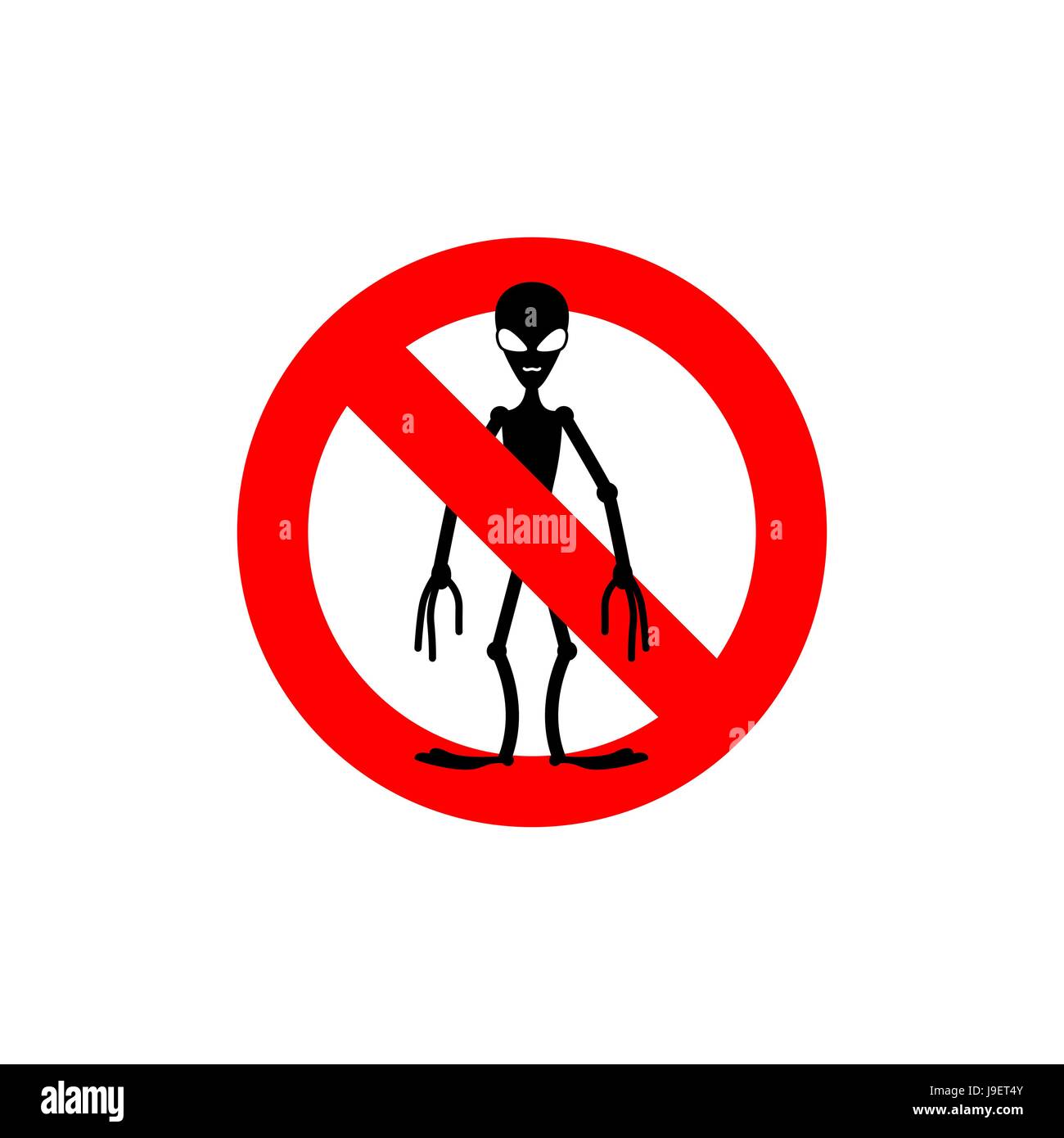 Stop alien forbidden space hi-res stock photography and images - Alamy