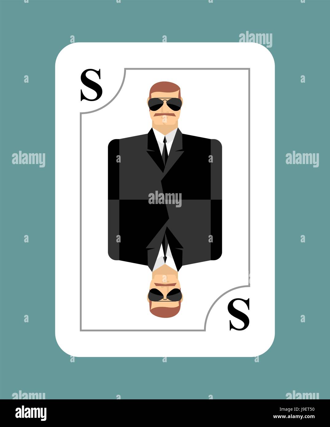 Man playing cards in Stock Vector Images - Alamy