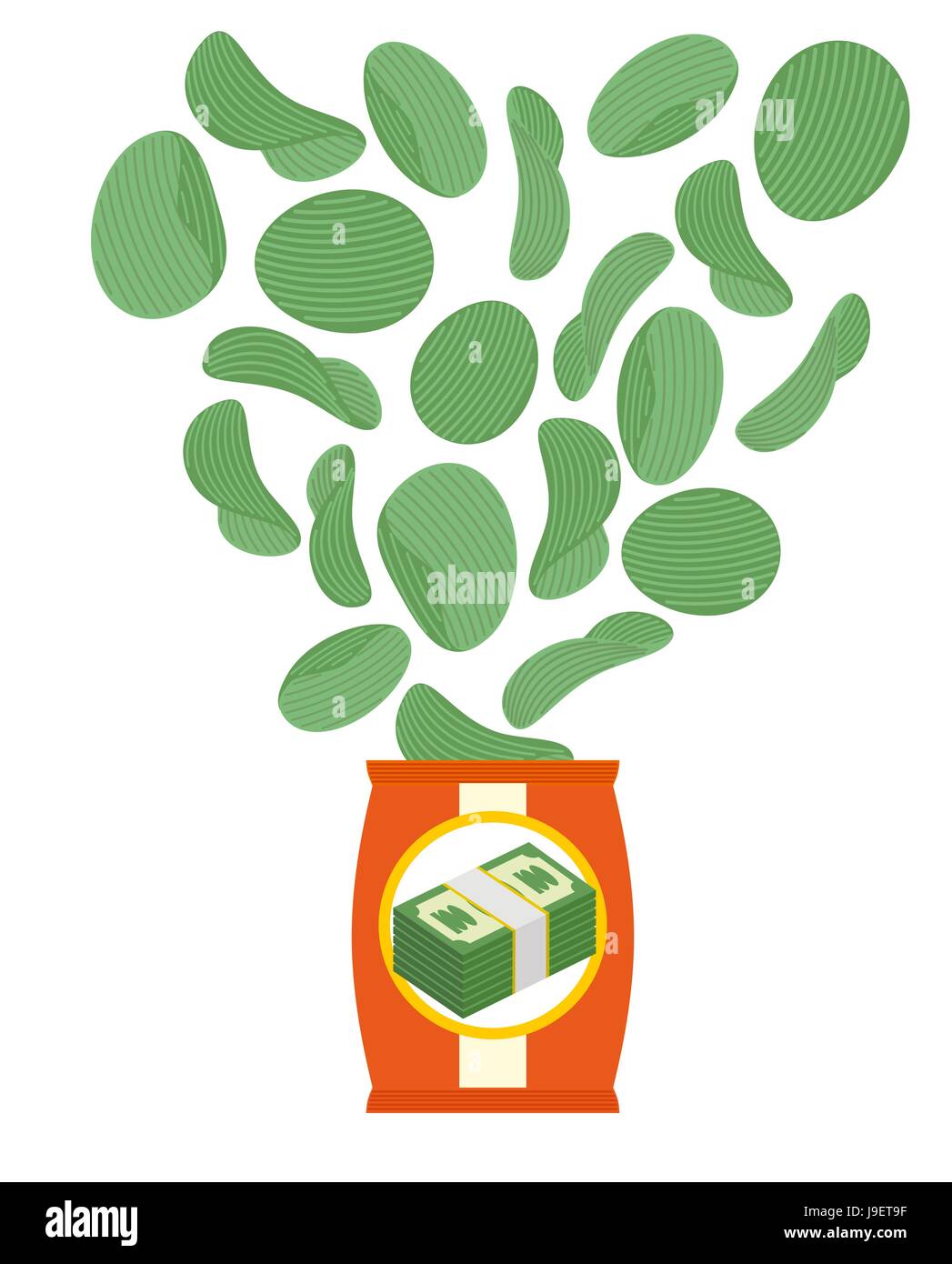 Potato chips products Stock Vector Images - Alamy