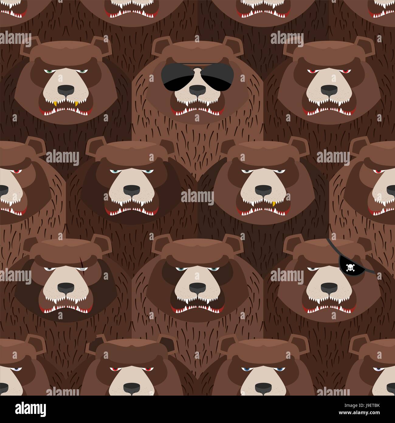 Bears face Stock Vector Images - Alamy