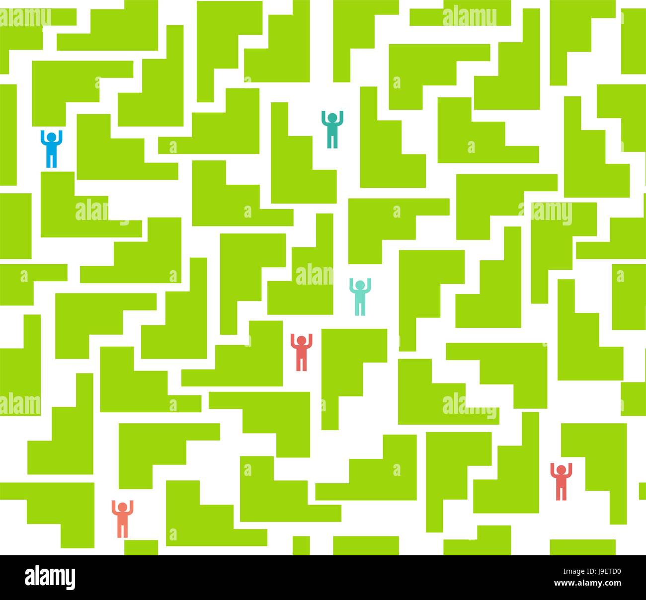 seamless pattern Maze for people Stock Vector Image & Art - Alamy