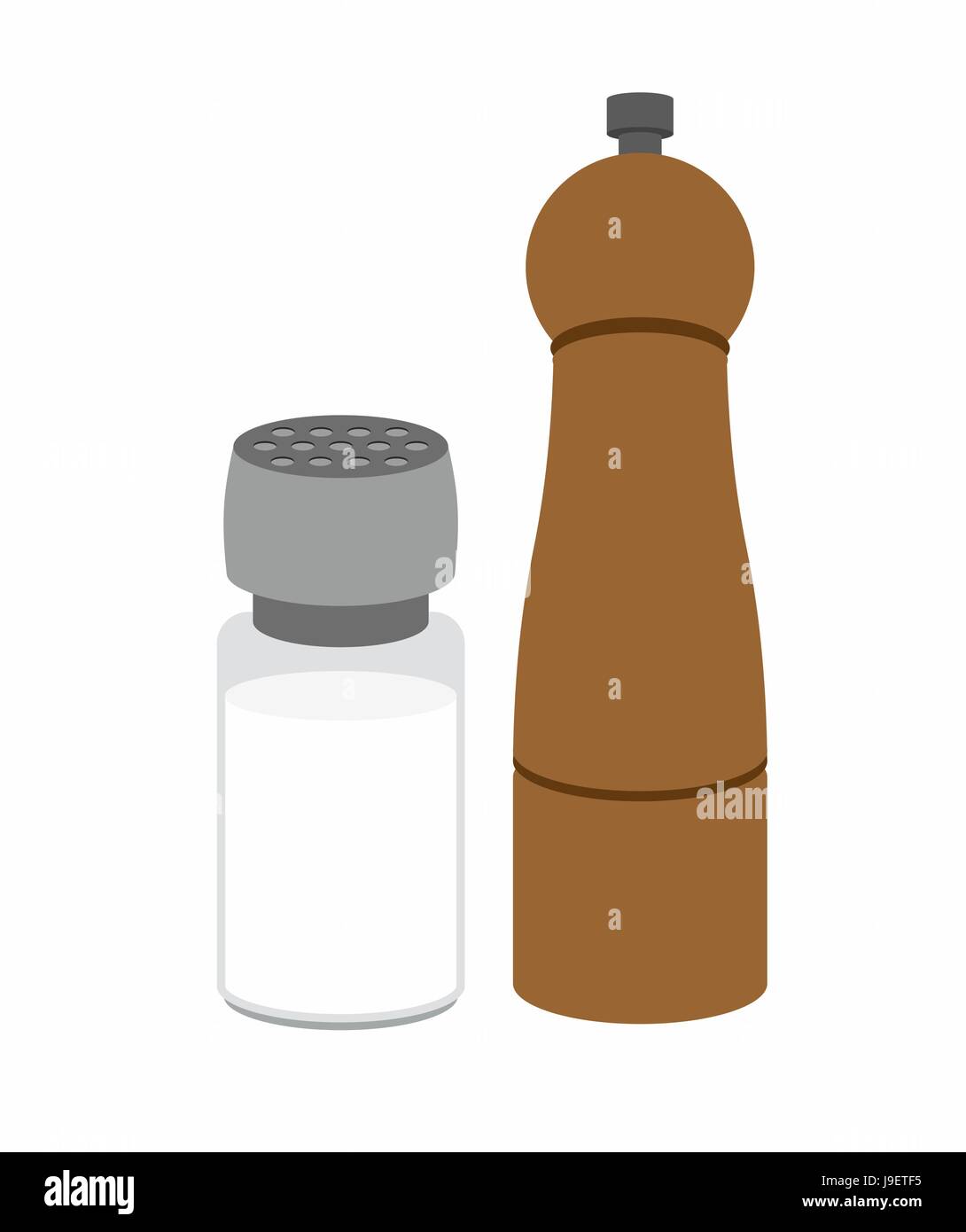 Vintage pepper mill illustration hi-res stock photography and images ...