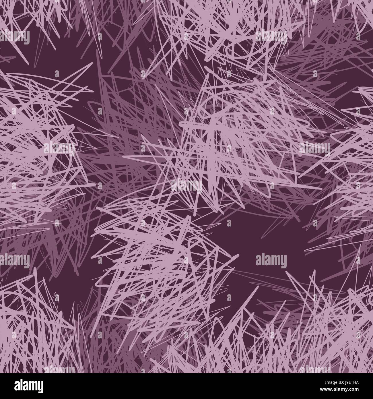 Doodles line seamless pattern. Abstract hand curve surround background ...