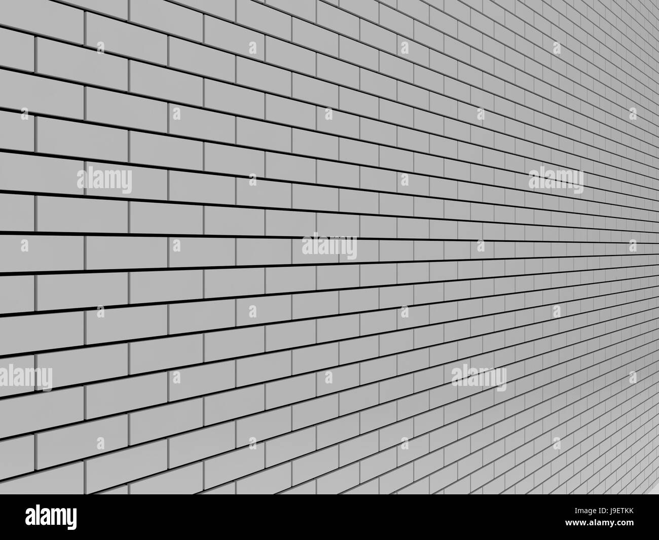 Gray Brick Wall. Concept 3D illustration Stock Photo - Alamy