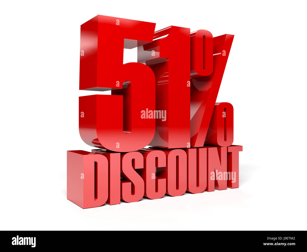 3d number 51 hi-res stock photography and images - Alamy