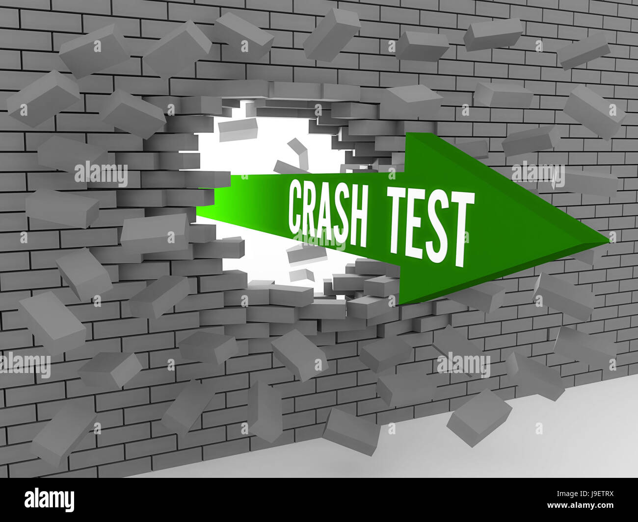 Car crash wall test hi-res stock photography and images - Alamy