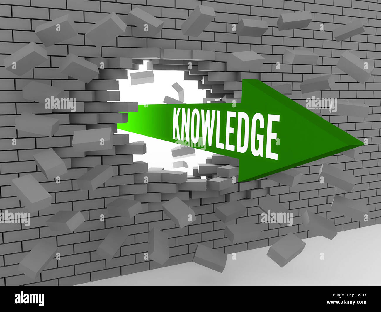 Arrow word solution breaking hi-res stock photography and images - Alamy