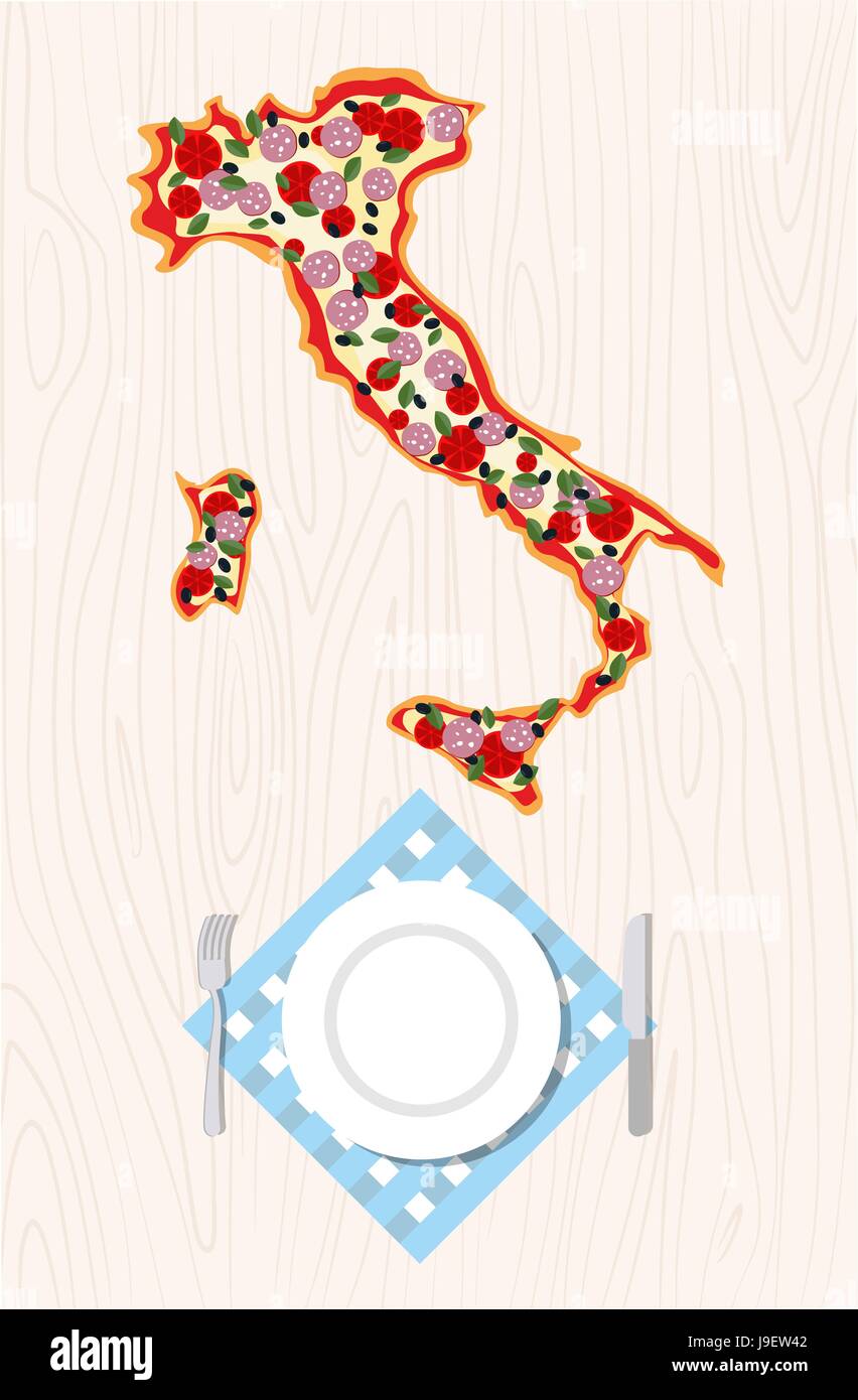 Top view food served Stock Vector Images - Alamy