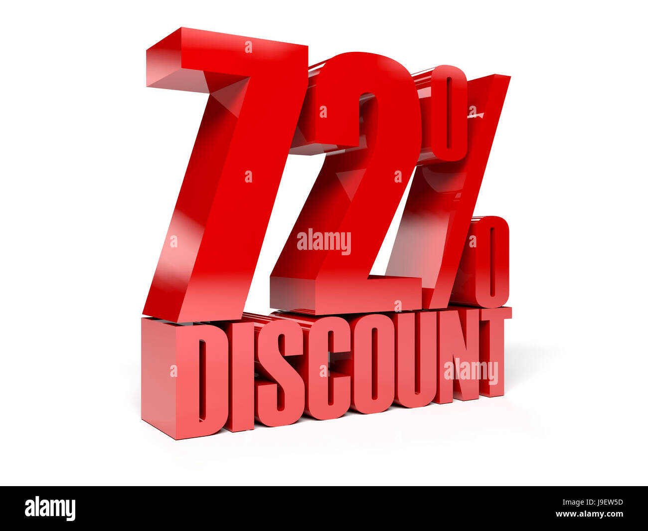 3d number 72 hi-res stock photography and images - Alamy