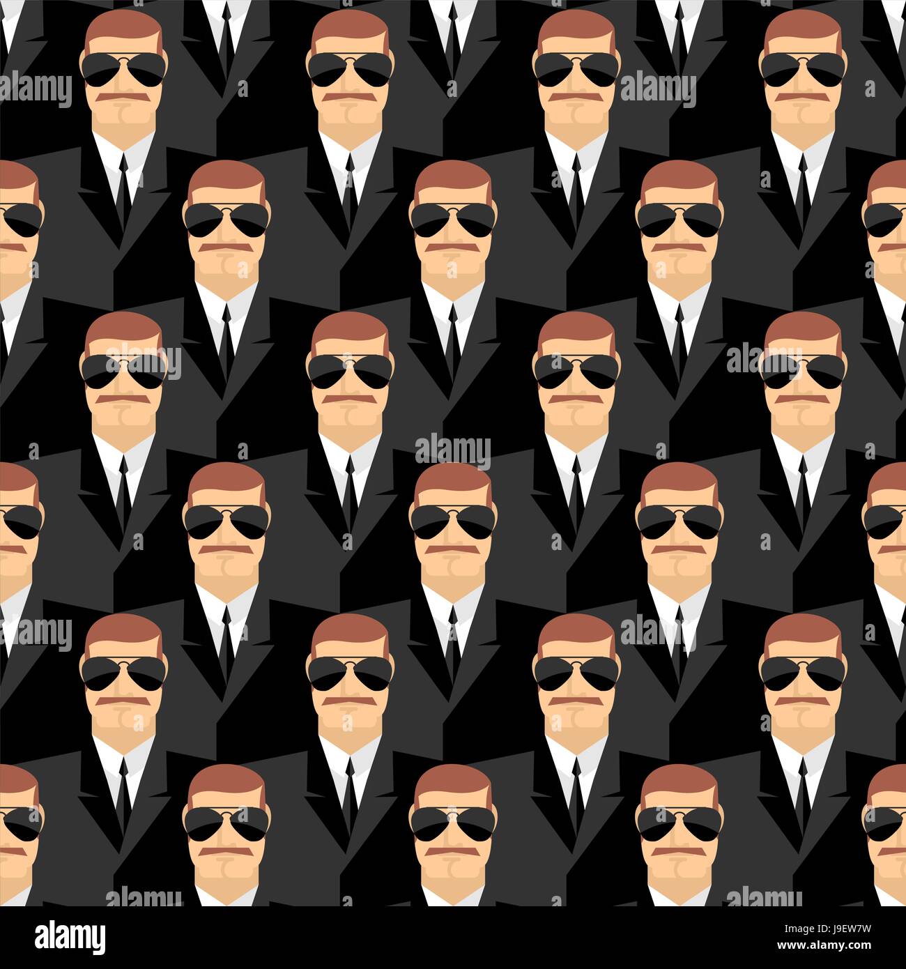 Bodyguard standing security illustration High Resolution Stock ...