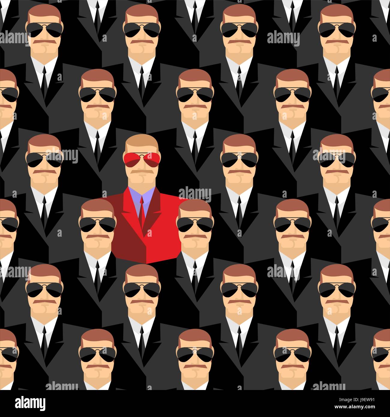 Secret service agents Stock Vector Images - Alamy