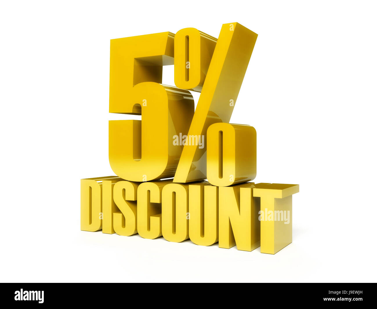 5 percent discount hi-res stock photography and images - Alamy