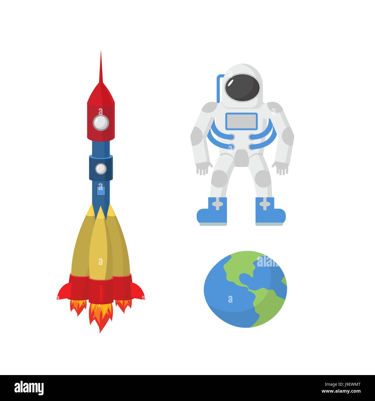 Illustration beautiful outer space Cut Out Stock Images & Pictures - Alamy