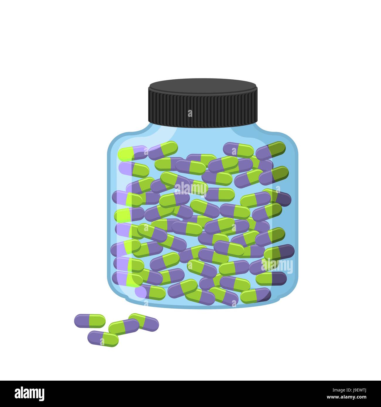 Medicinal container Stock Vector Images - Alamy