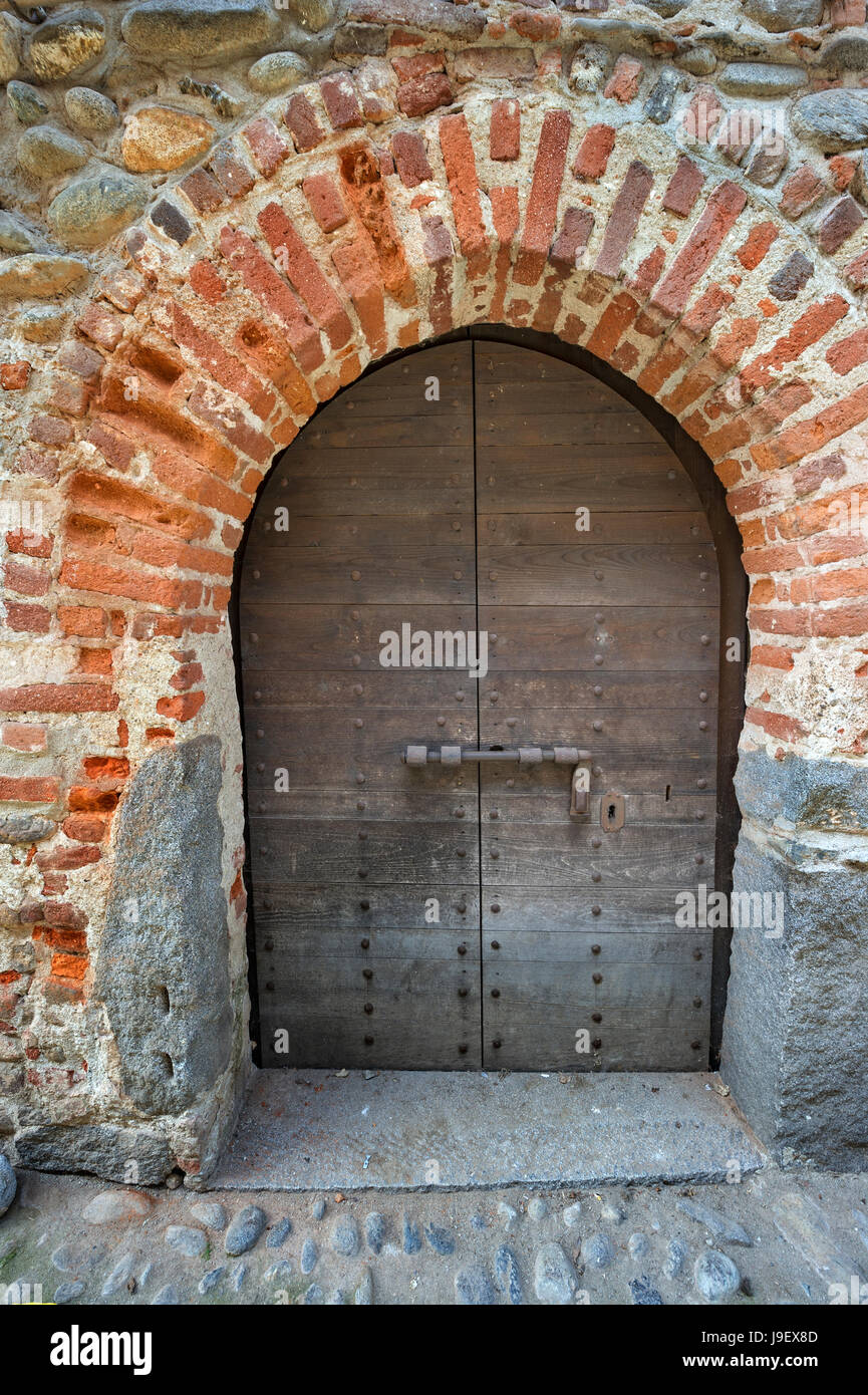 Candelo (Vc), il Ricetto. Candelo, the Ricetto Stock Photo - Alamy