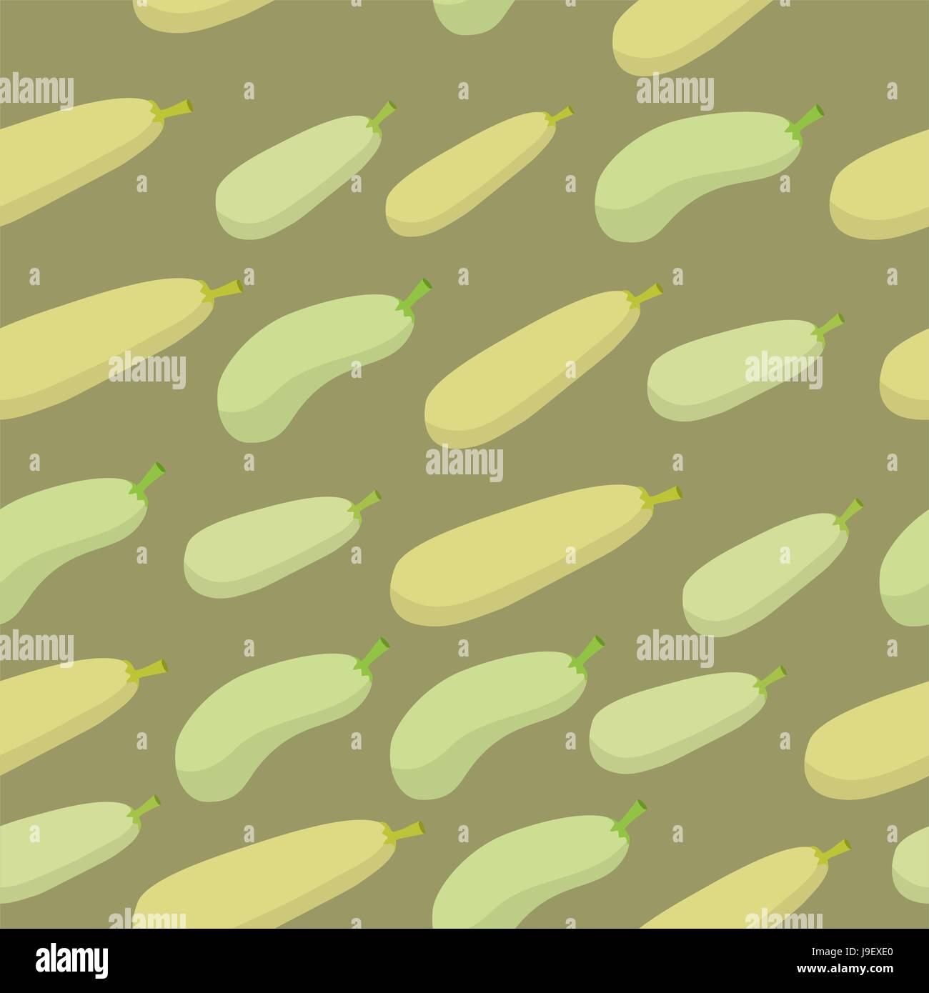 Background of Zucchini. Vector seamless pattern of vegetables. Vector ...