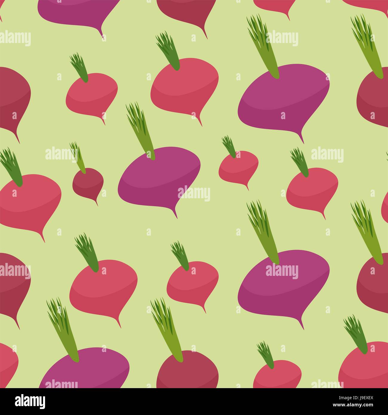 Beet pattern. Seamless background with dark red beets. Vector texture ...