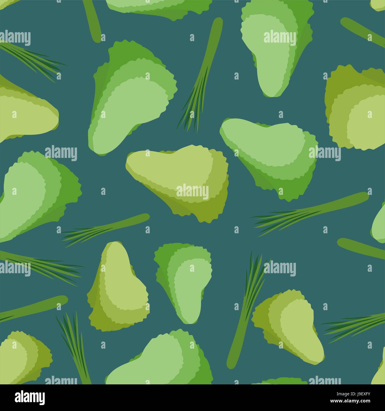 Lettuce leaves texture Stock Vector Images - Alamy