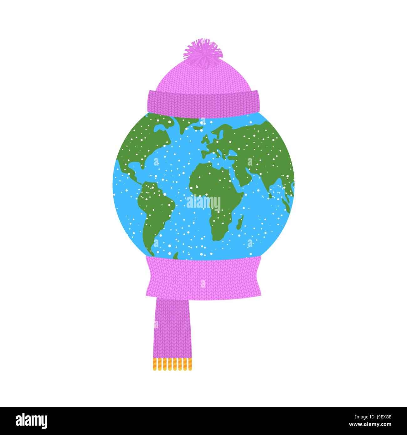 World satellite map snow Stock Vector Images - Alamy