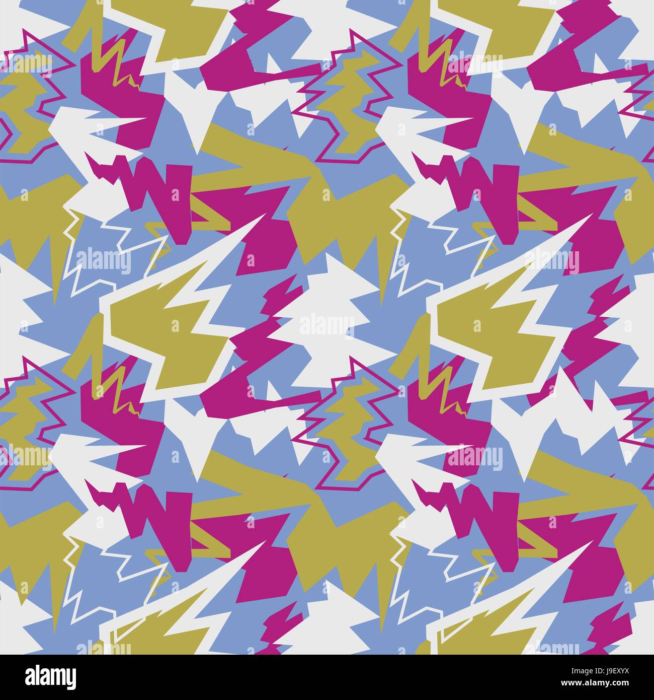 Abstract mix seamless pattern. Dynamic background. Aggressive texture ...