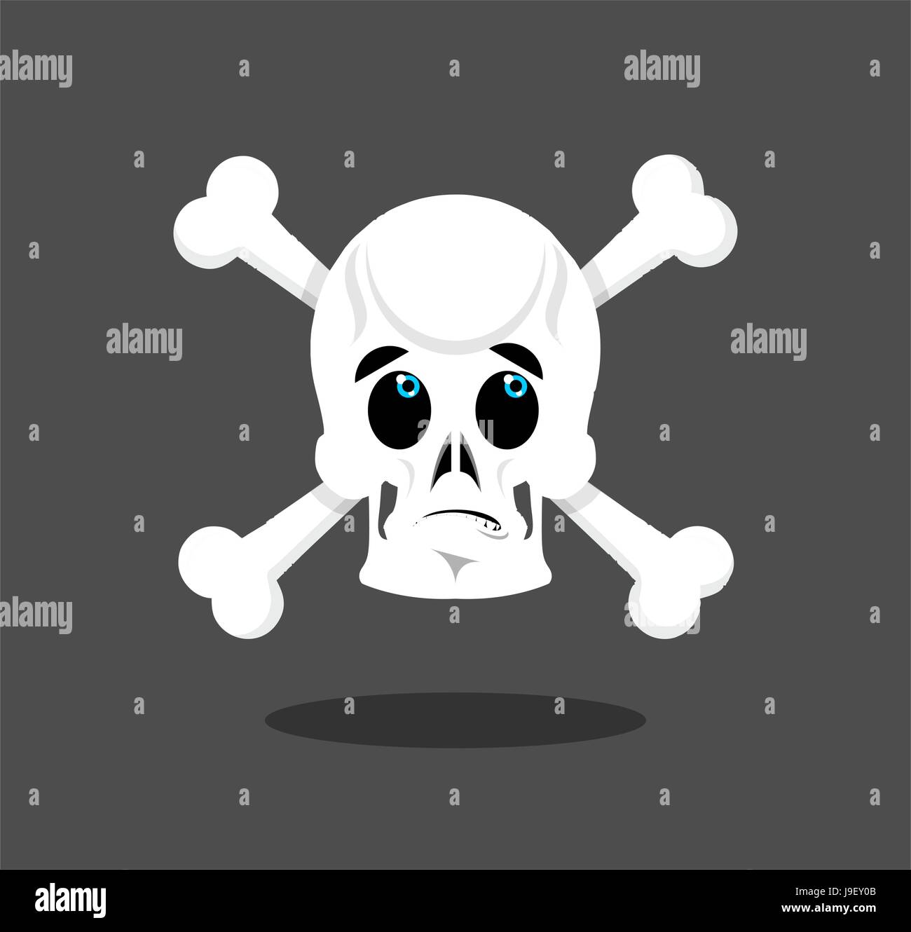 Laughing skeleton head Stock Vector Images - Alamy