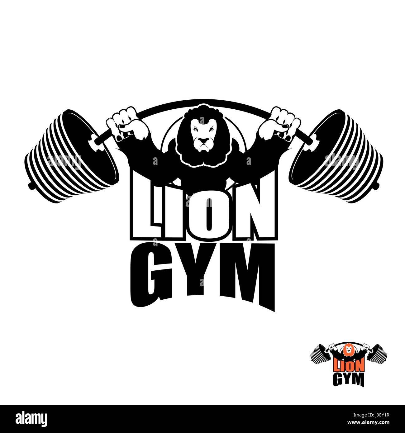 Lion Gym Logo
