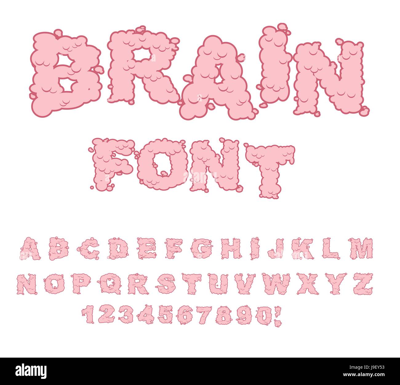 Human cortex cerebral mind organ neural Stock Vector Images - Alamy