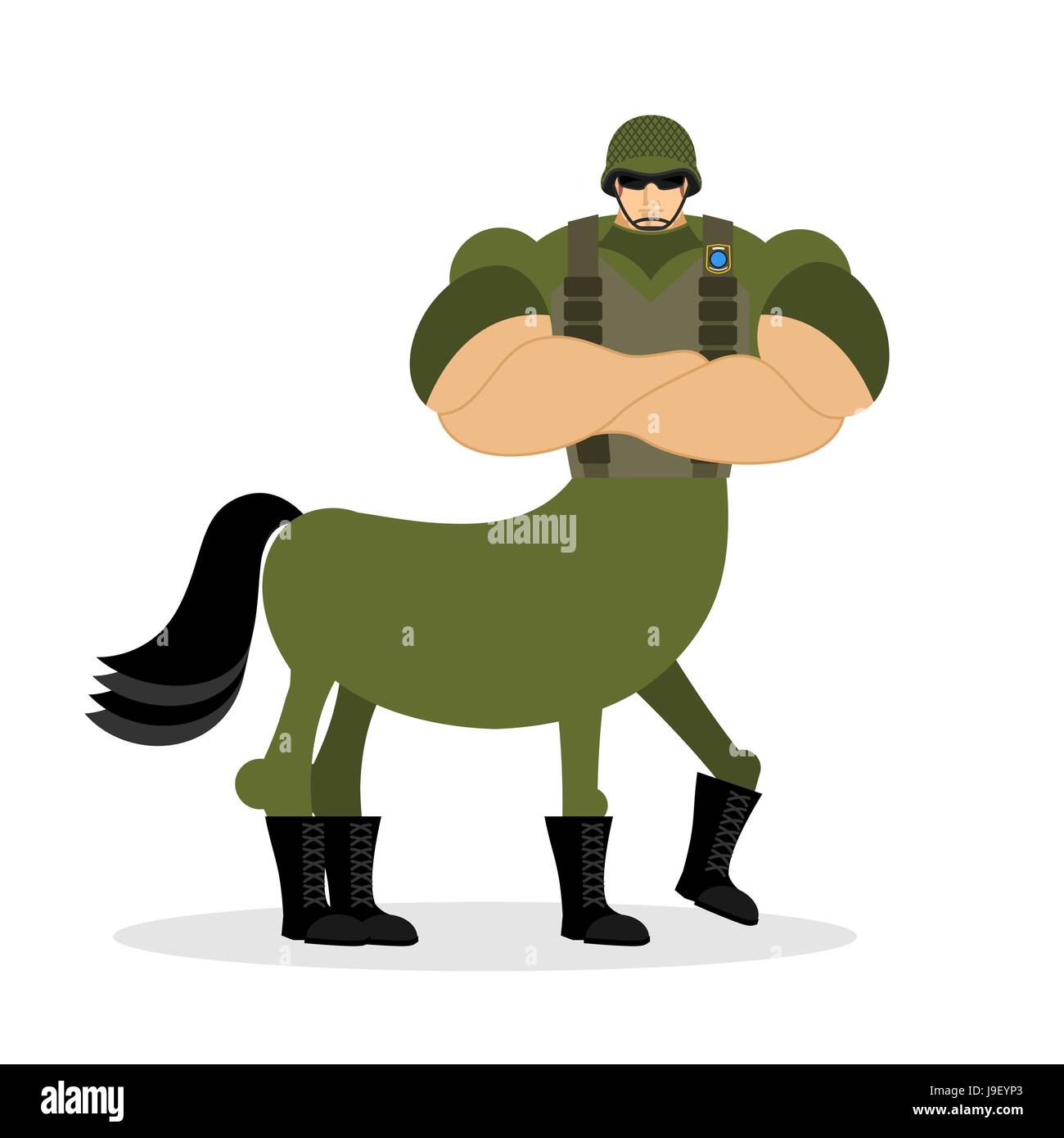 Marine centaur Stock Vector Images - Alamy