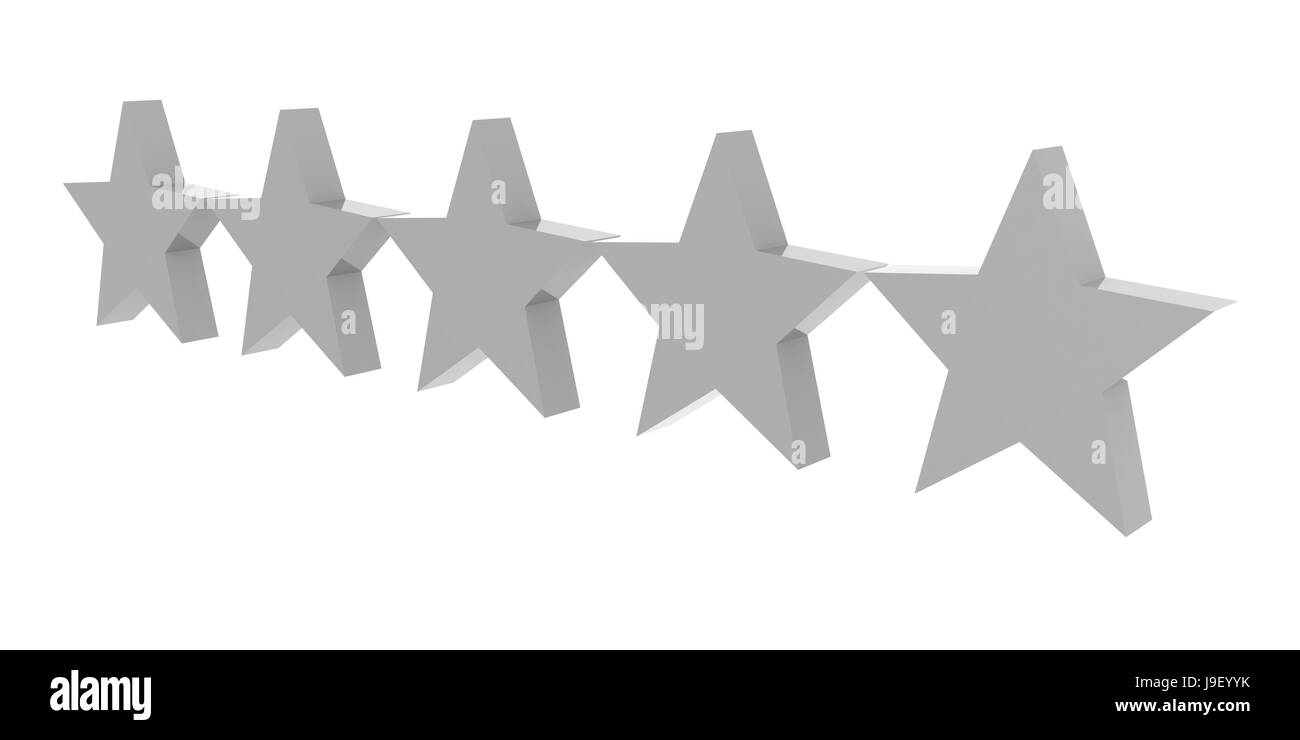 Zero stars rating. Concept 3D illustration Stock Photo - Alamy