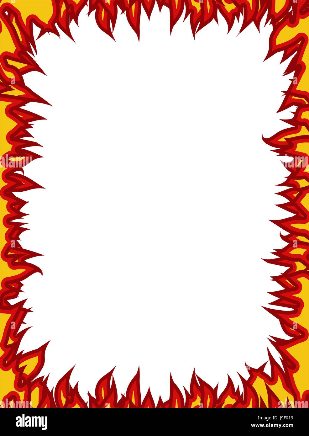 Flame frame hi-res stock photography and images - Alamy