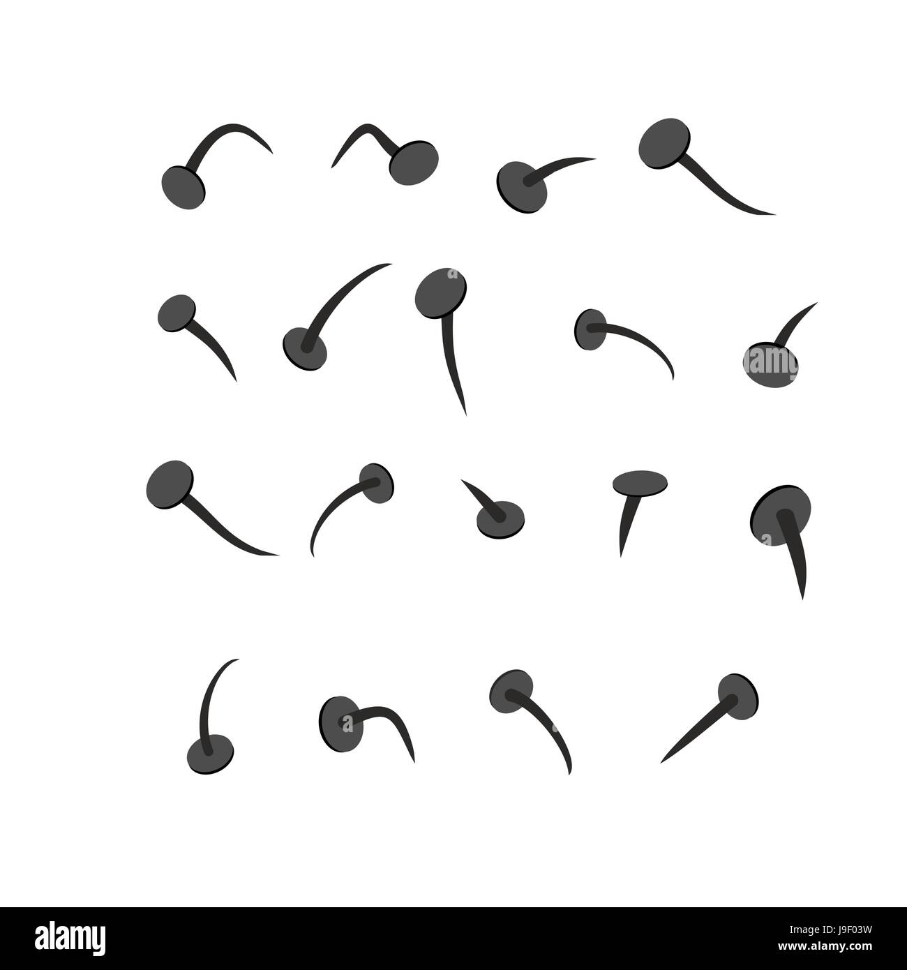 Curved hammer Stock Vector Images - Alamy
