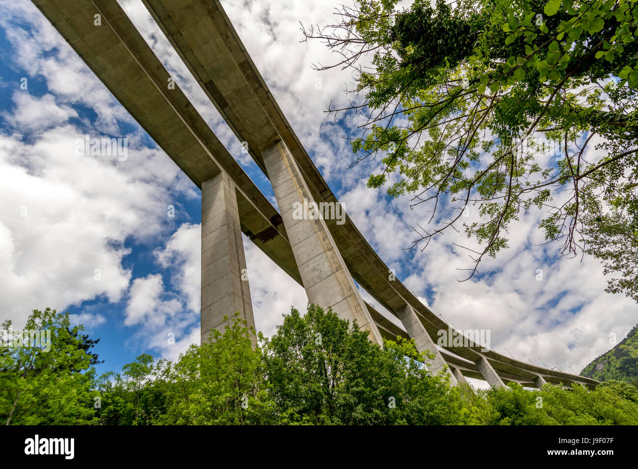 A40. Autoroute des Titans. Nantua. Ain. France Stock Photo - Alamy