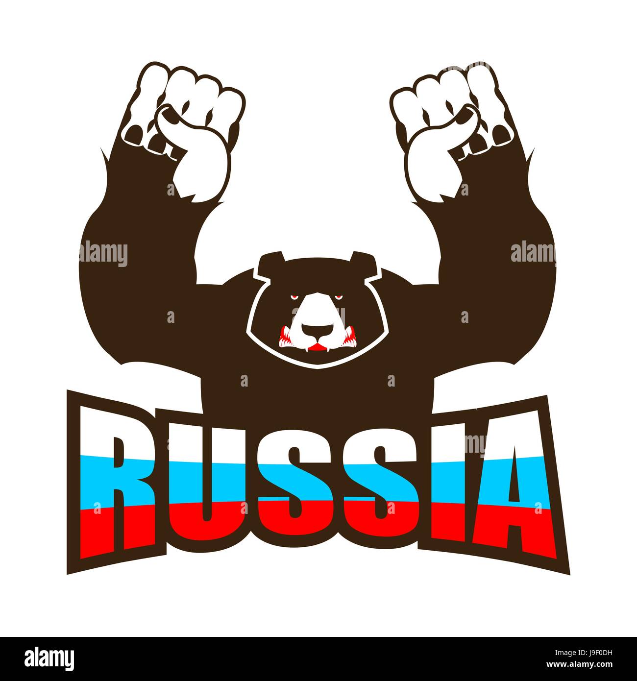 Grizzly bear standing roaring hi-res stock photography and images - Alamy