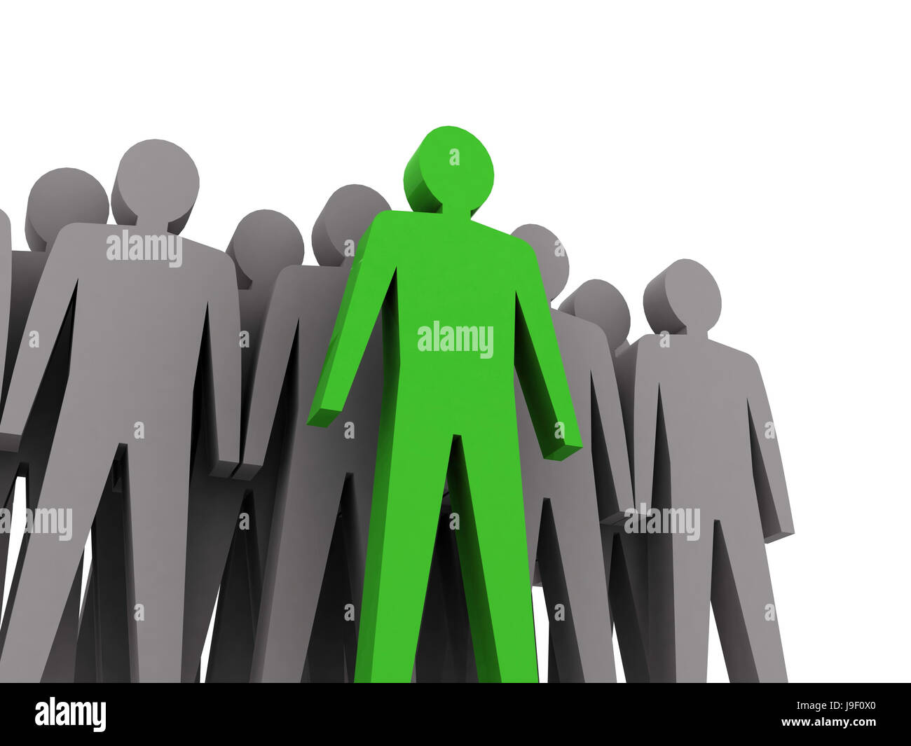 3d team leader boss company green teamwork hi-res stock photography and ...