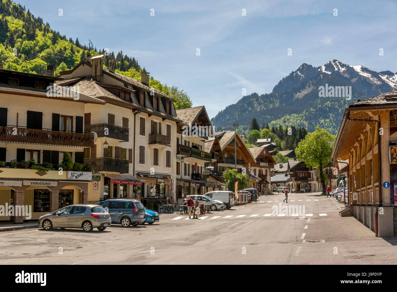 Abondance village . Haute-Savoie. France Stock Photo - Alamy