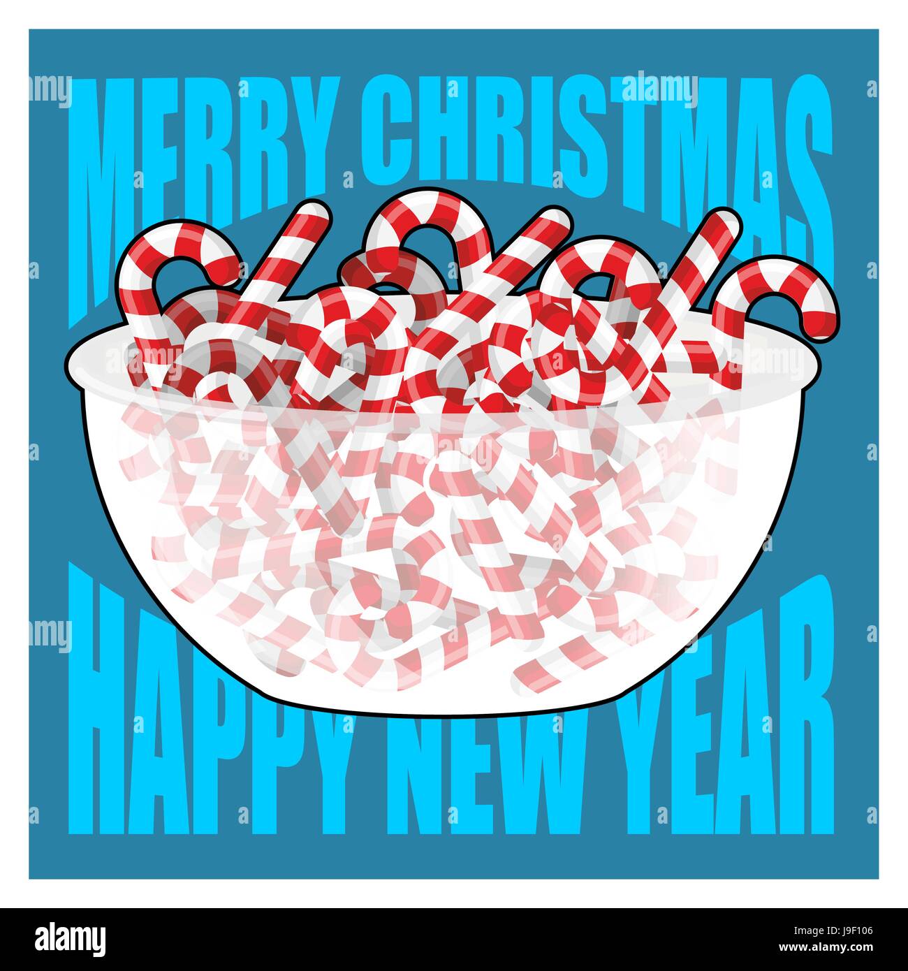 Christmas plate empty Stock Vector Images - Alamy