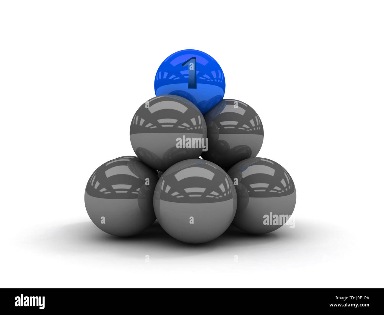 Balls pyramid Cut Out Stock Images & Pictures - Alamy
