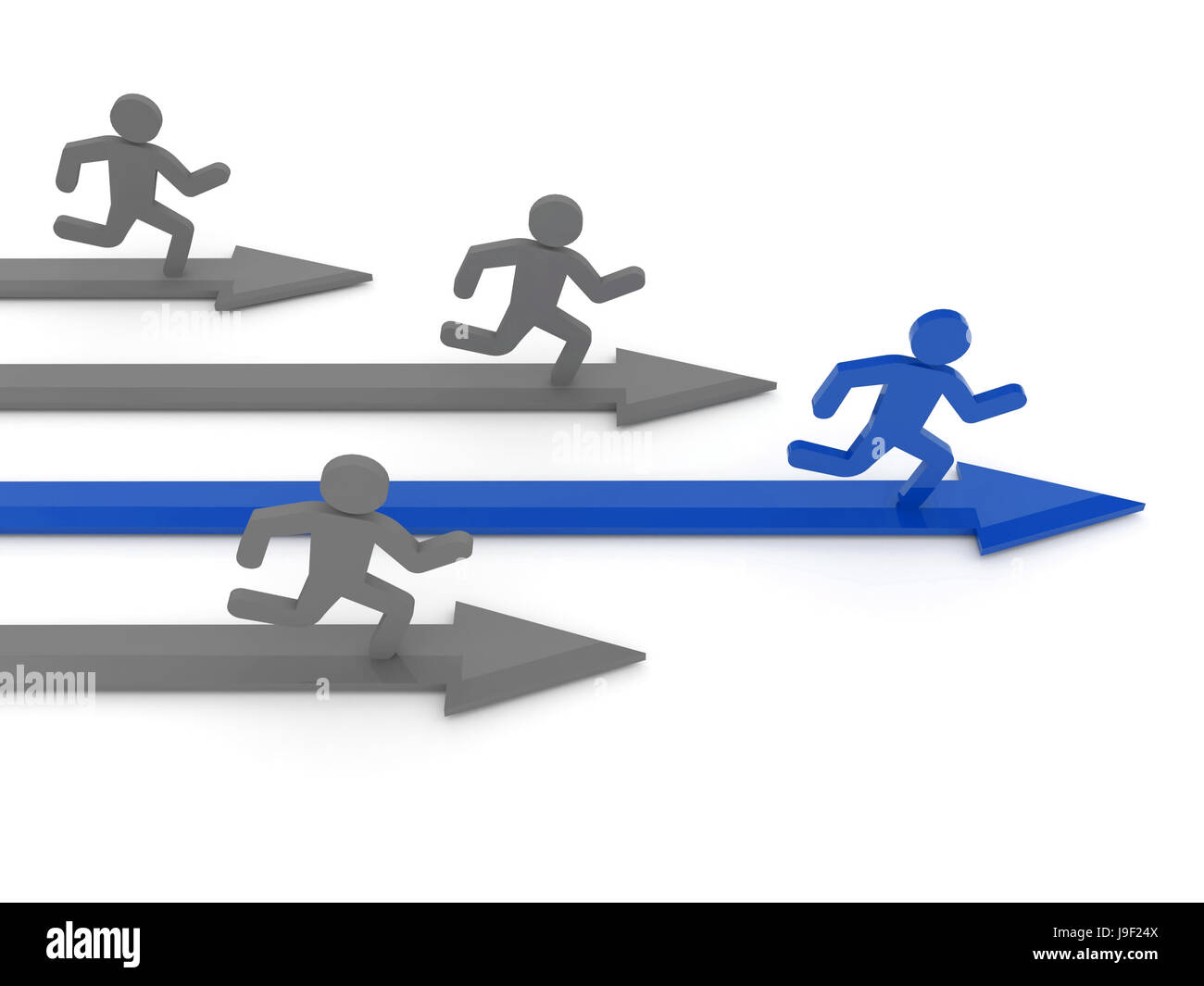 Leader of competition. Concept 3D illustration Stock Photo - Alamy