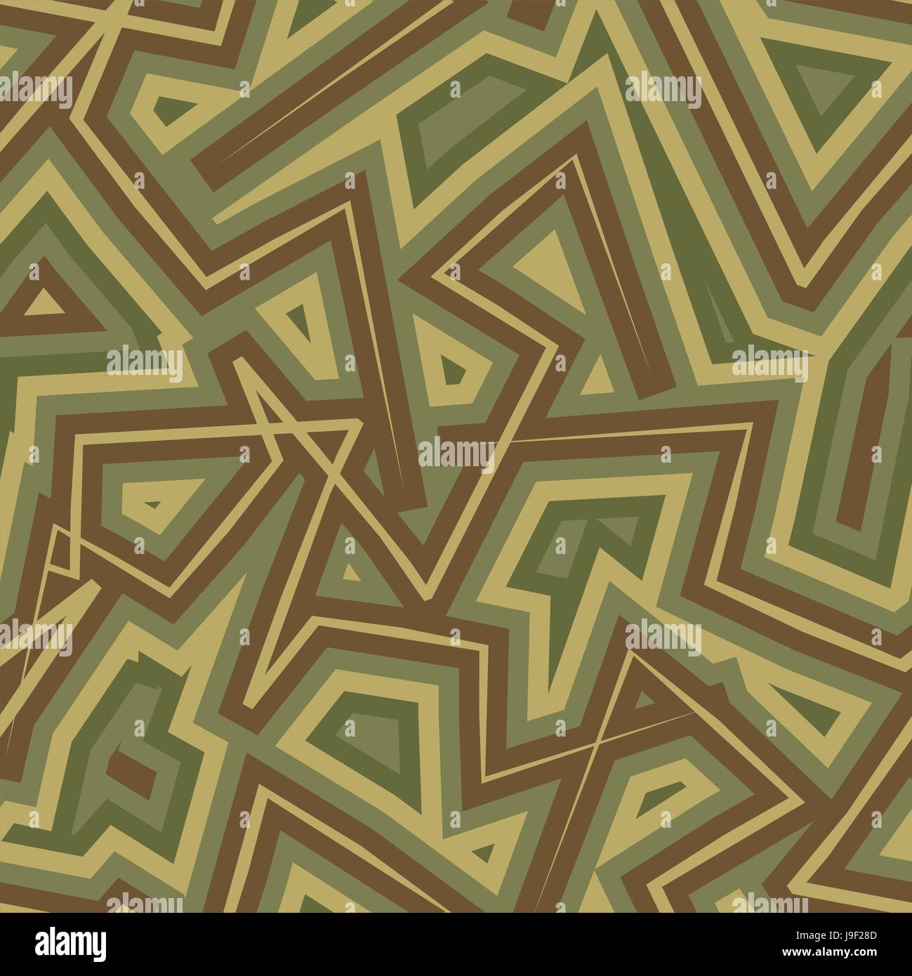 Abstract Geometric Military camouflage background. Protective seamless ...