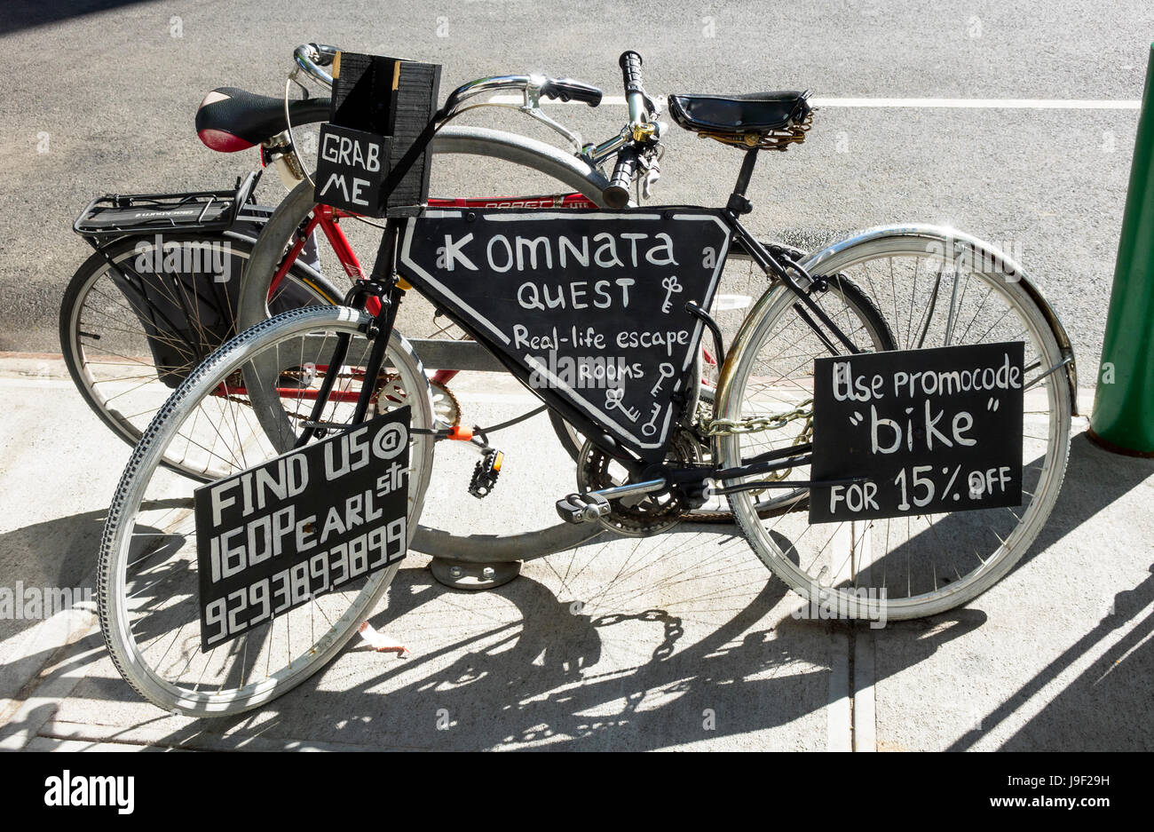 Bike ads hi-res stock photography and images - Alamy