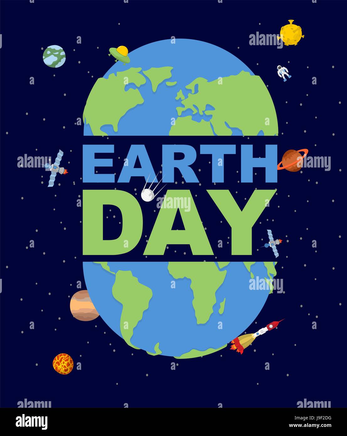 Earth Day emblem. Logo for Holidays of Earth. Silhouette of continents ...