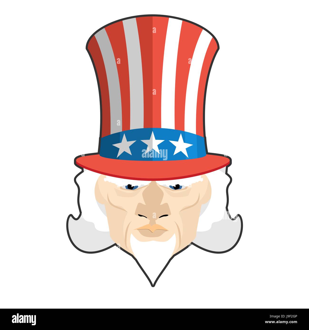 Uncle sam figure Stock Vector Images - Alamy