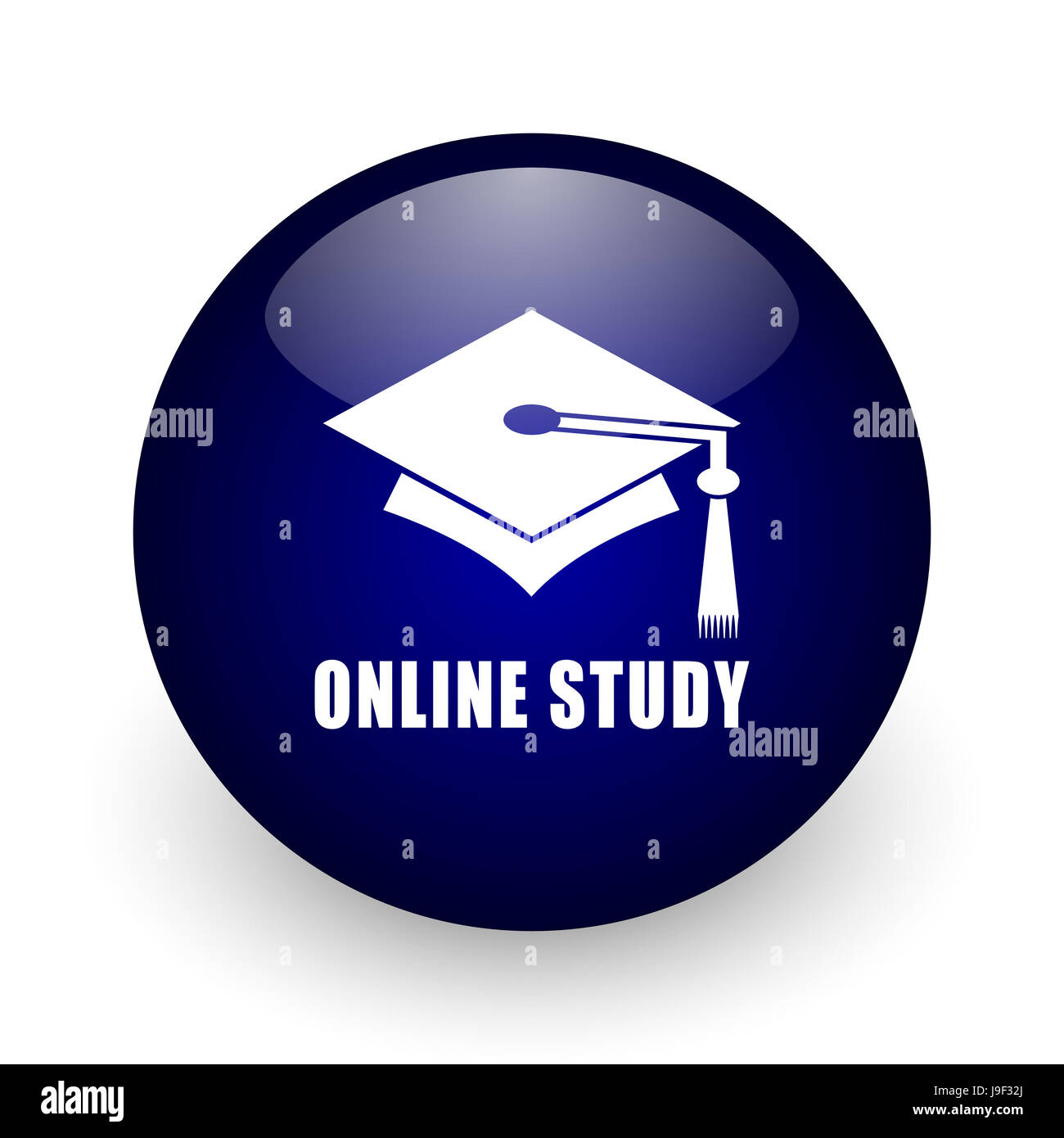 Online course icon 3d Cut Out Stock Images & Pictures - Alamy