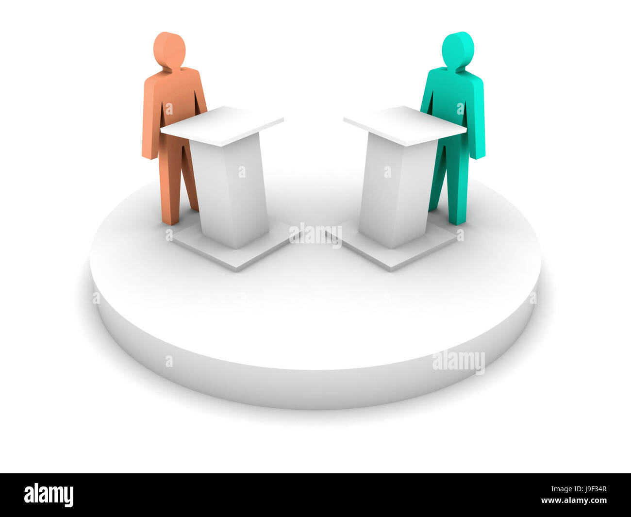 Orator speaking from tribune hi-res stock photography and images - Alamy
