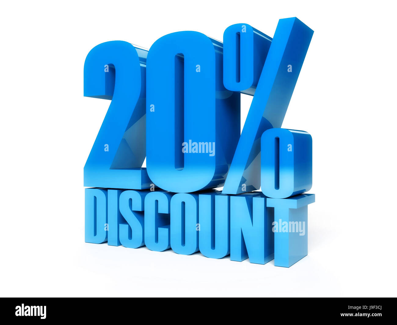 20 percent discount blue hi-res stock photography and images - Alamy