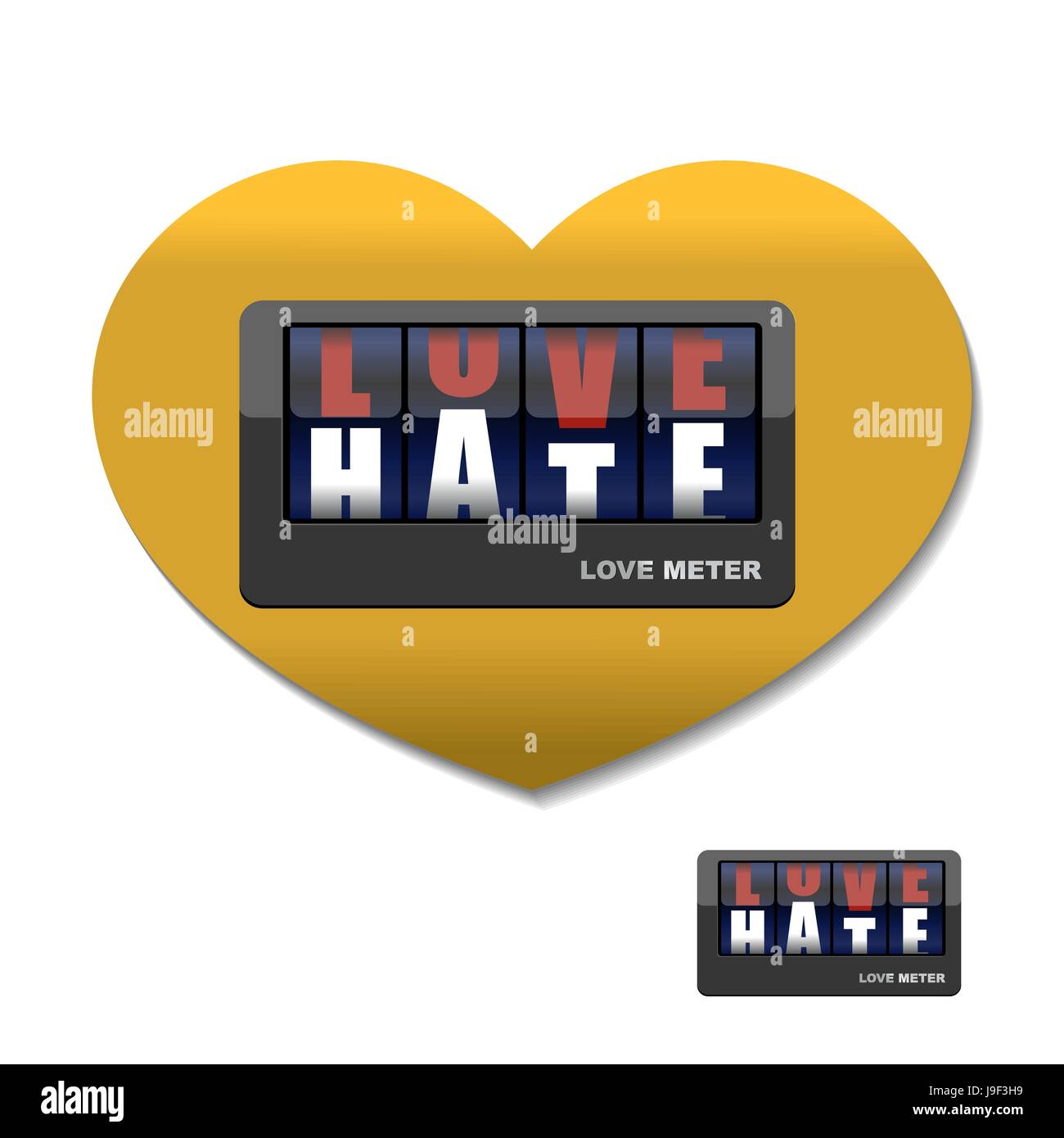 Love meter. Love and hate meter. Device for measuring instrument of ...