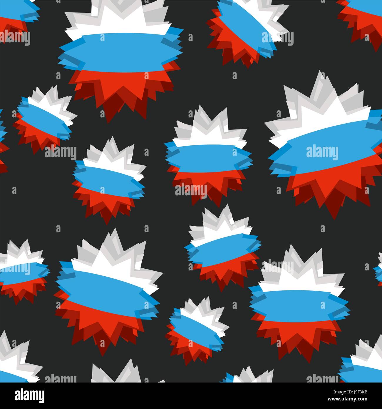 Star Russian flag seamless pattern. Background of Russian flag ...