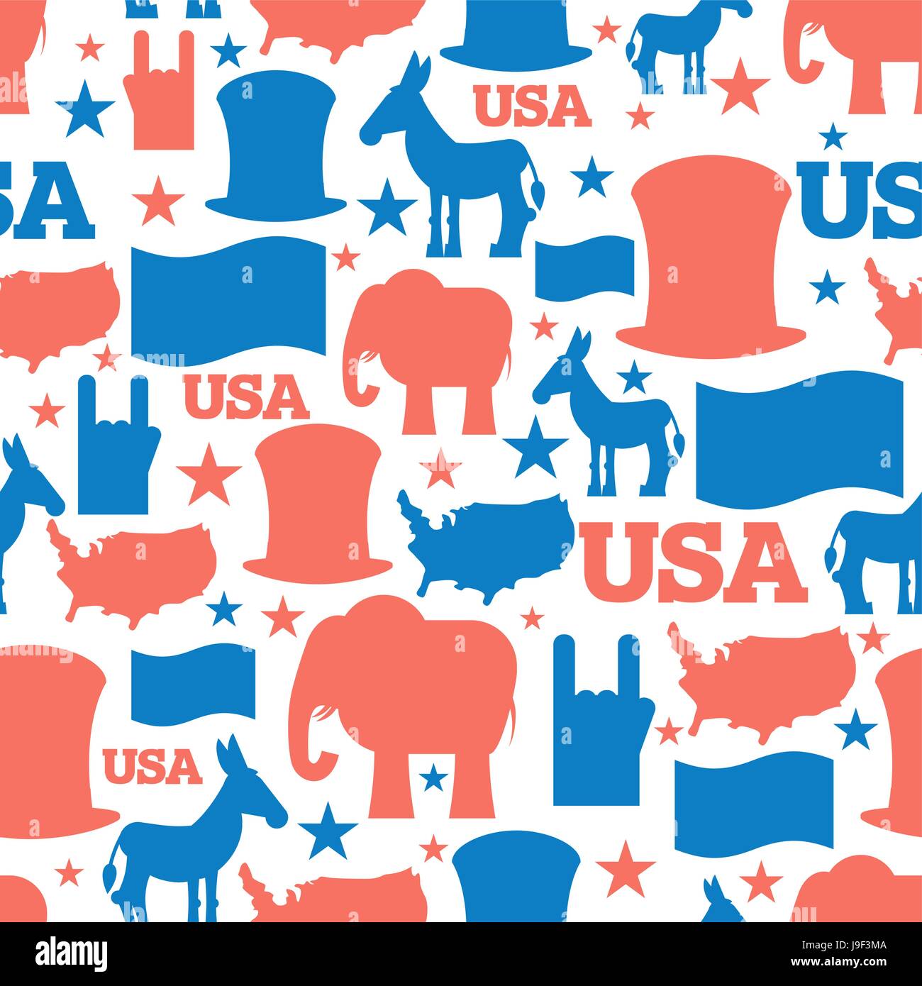 Symbols of the usa uncle sam Stock Vector Images - Alamy