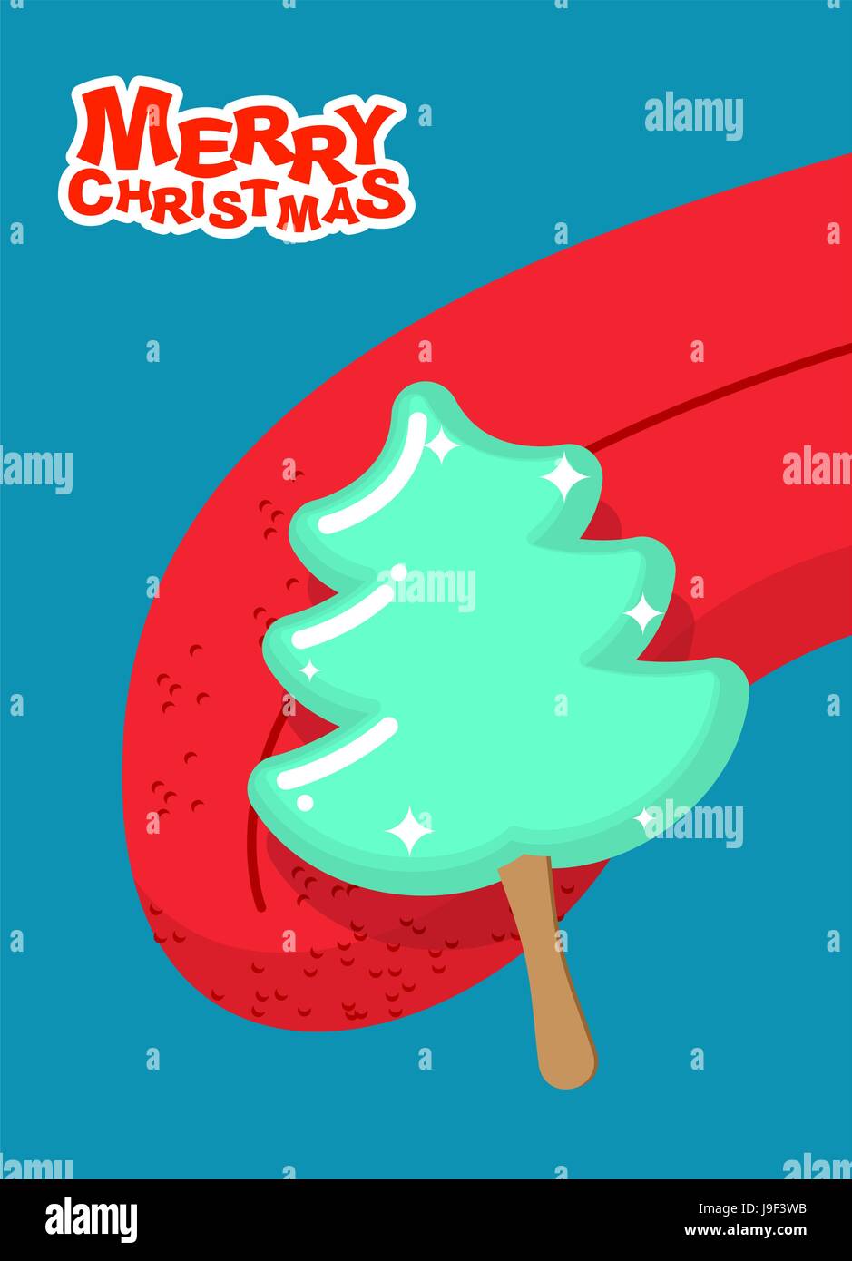 Tongue ice Stock Vector Images - Alamy